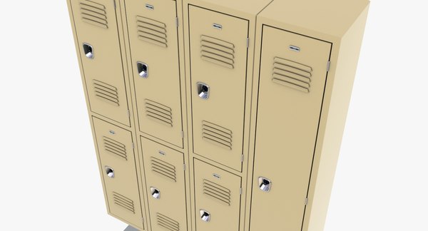 school lockers 3d ma