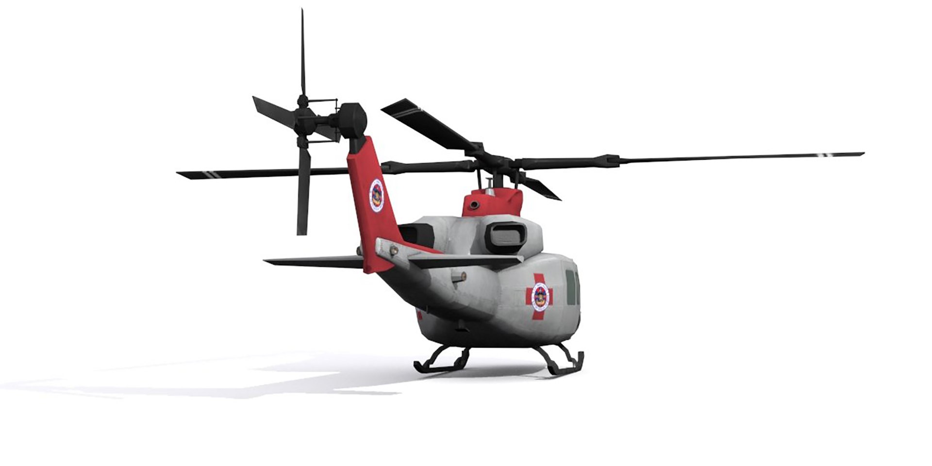 3D Medical Helicopter Model - TurboSquid 1759421