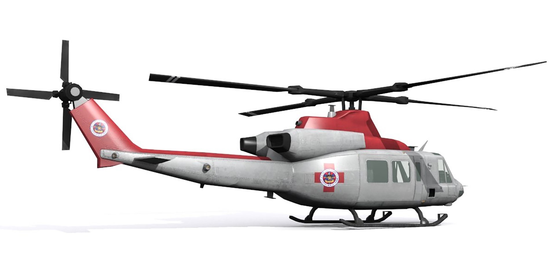 3D Medical Helicopter Model - TurboSquid 1759421