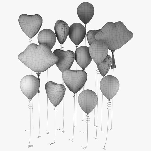3D model balloon set - TurboSquid 1840019