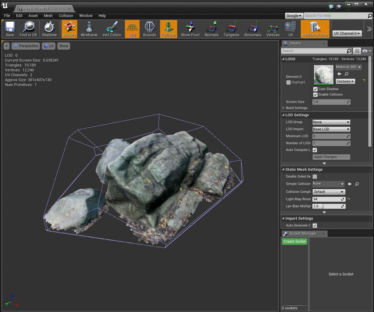 rock cluster c4d free