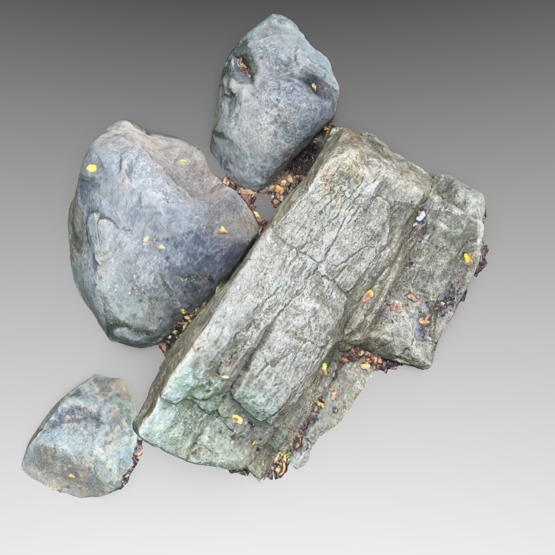 Rock Cluster C4d Free