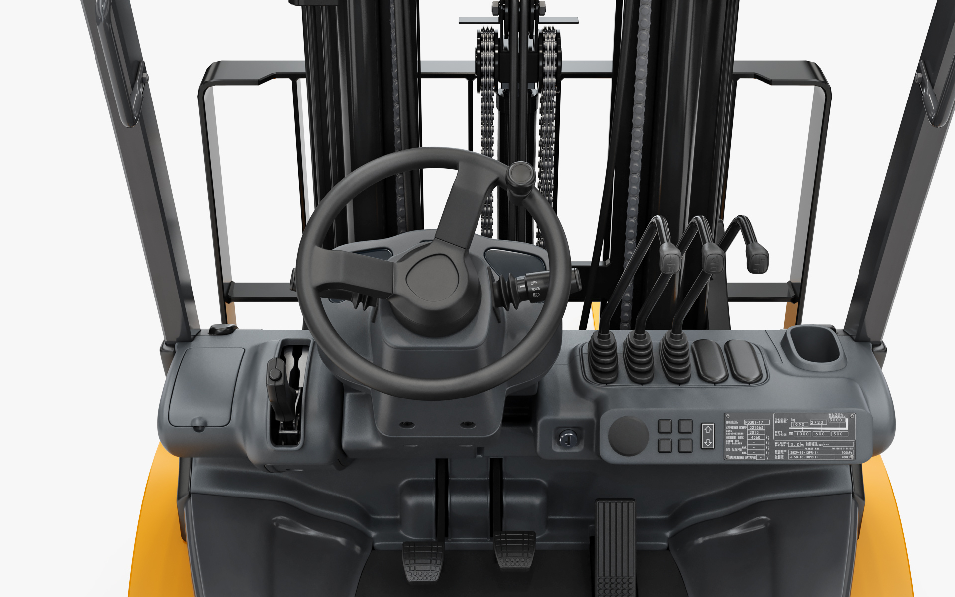 modelo 3d Forklift Generic v1 - TurboSquid 2032791