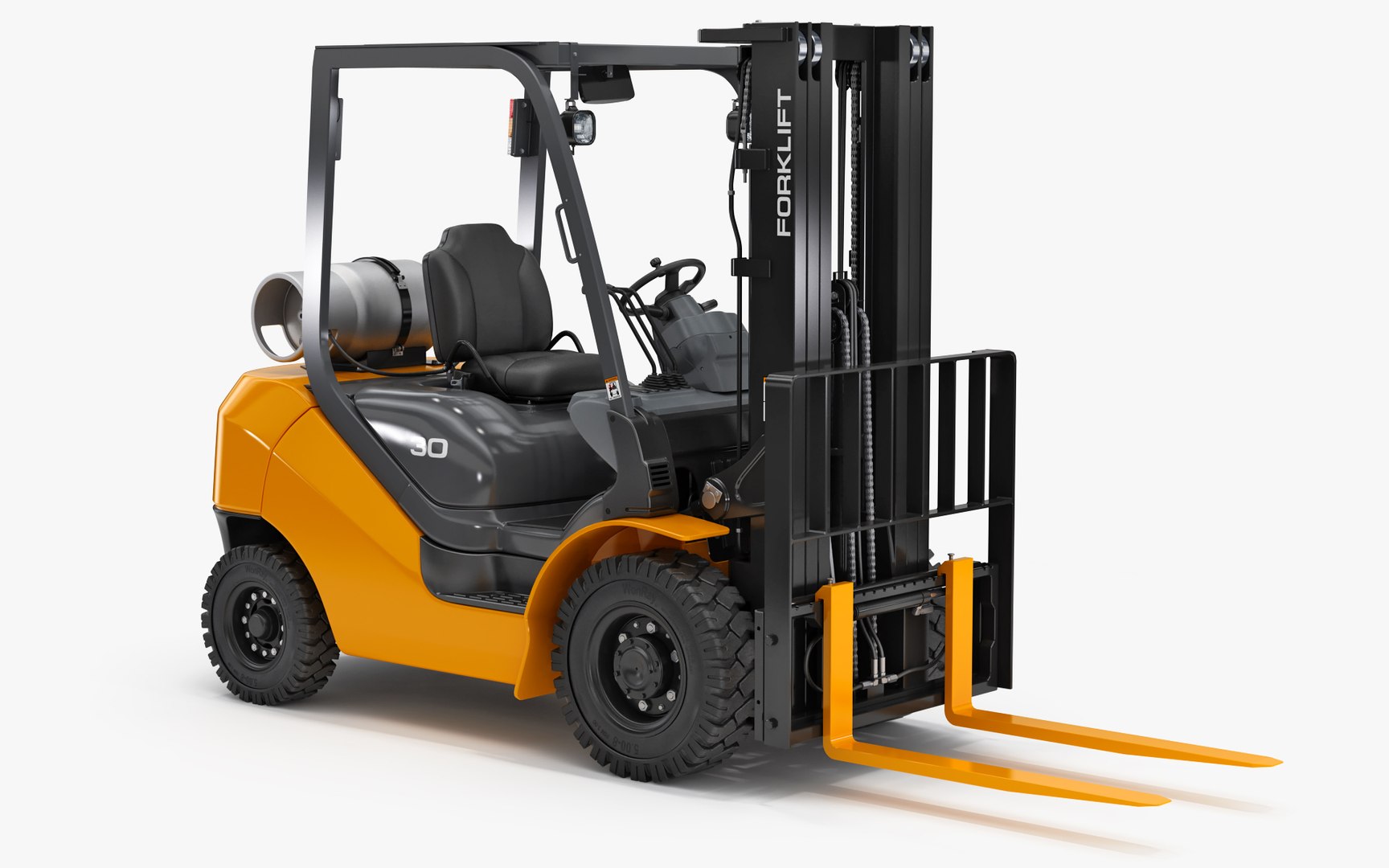 Forklift Generic V1 3D Model - TurboSquid 2032791