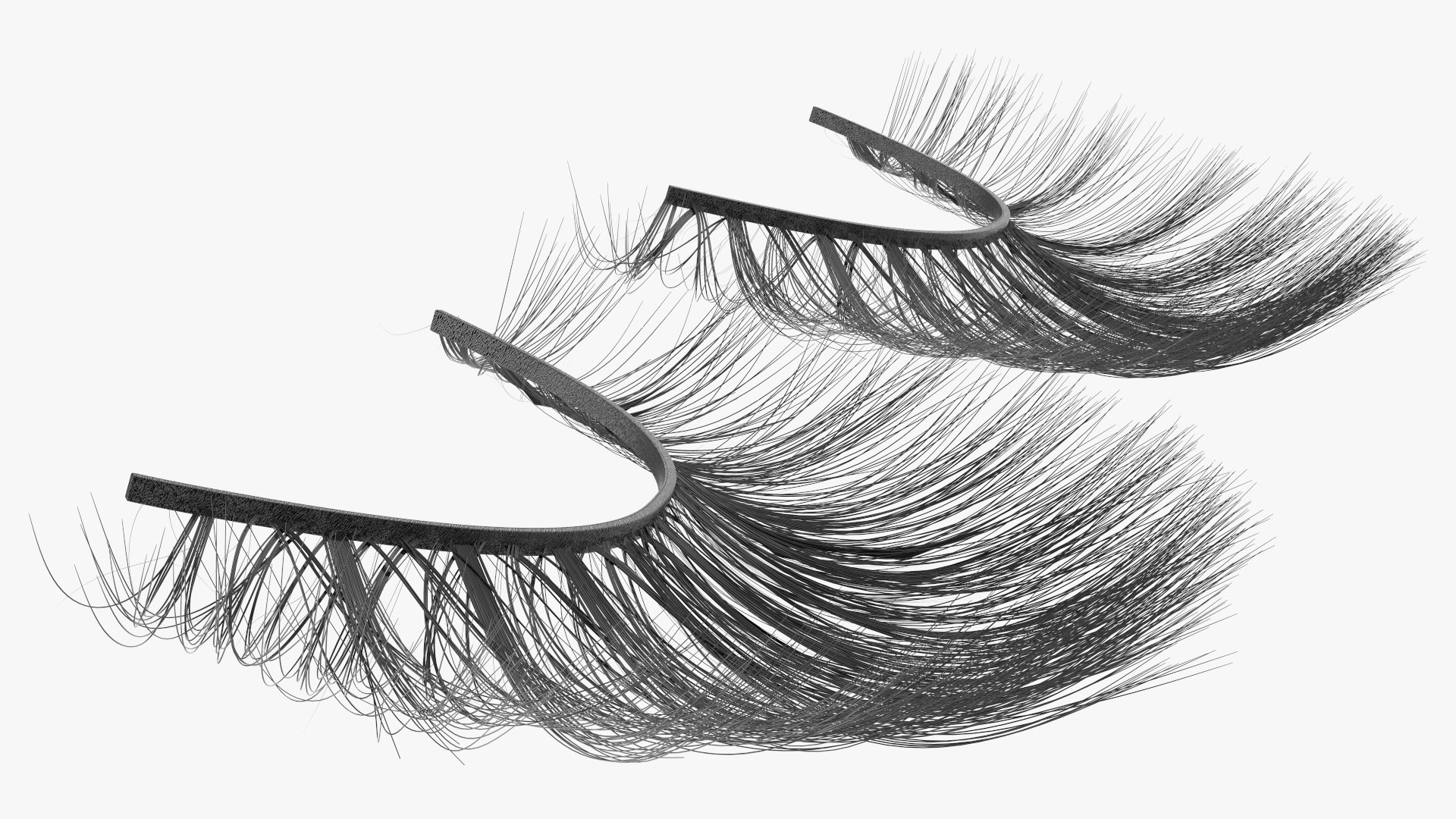 3D False Eyelashes - TurboSquid 2003123
