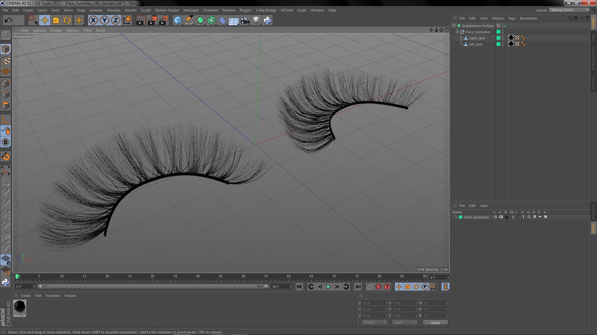 3D False Eyelashes - TurboSquid 2003123