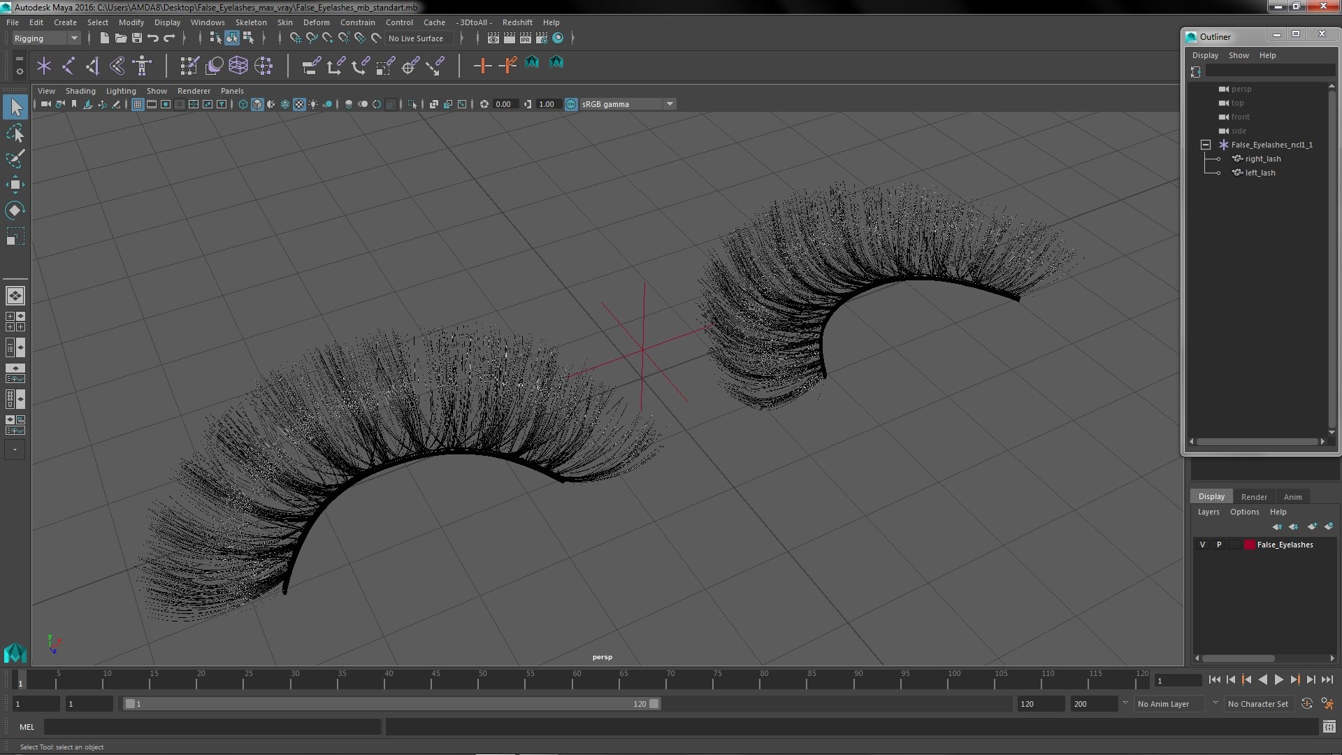 3D False Eyelashes - TurboSquid 2003123