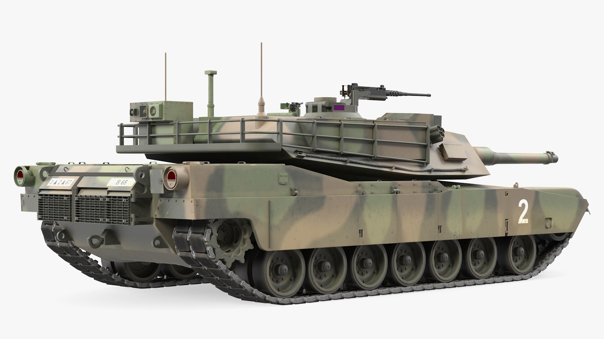 Oshkosh m1070 tank transporter 3D model - TurboSquid 1442895