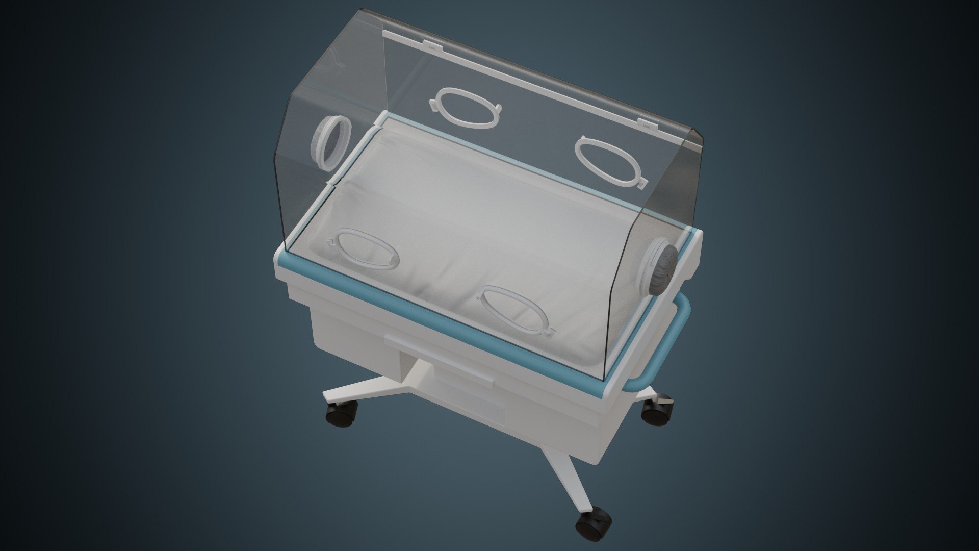 3D Infant Incubator 1A Model - TurboSquid 2046859