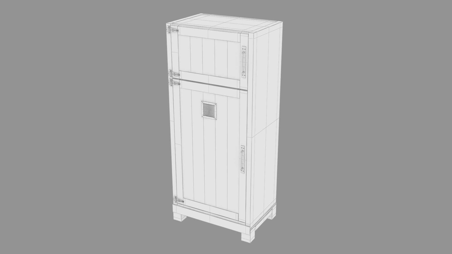 Brown Cabinet 3D Model - TurboSquid 1441953