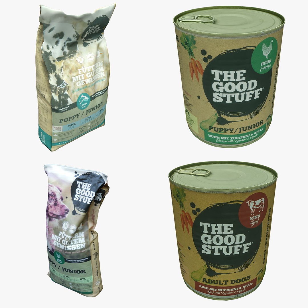 Packaging Collection 13 Dog Food Model - TurboSquid 1922484
