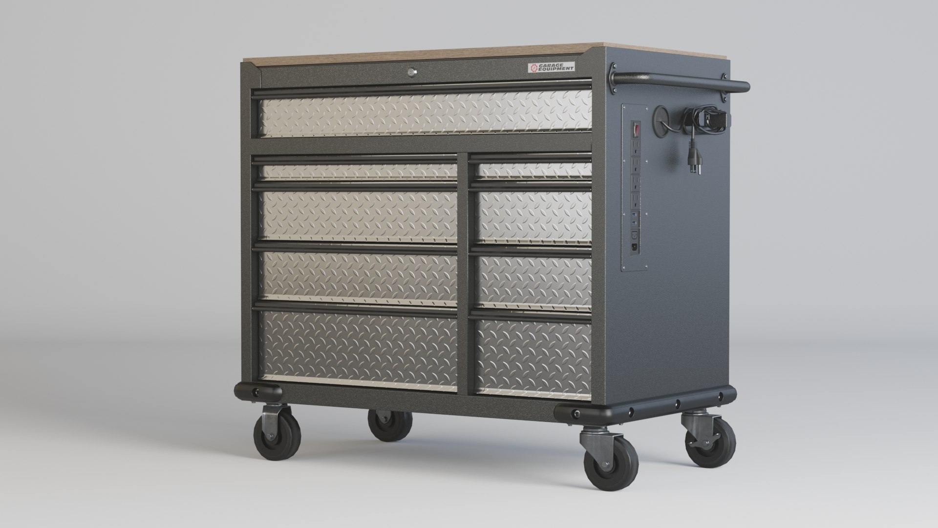 Mobile Tool Workbench With Solid Wood Top 1 PBR 3D Model - TurboSquid ...