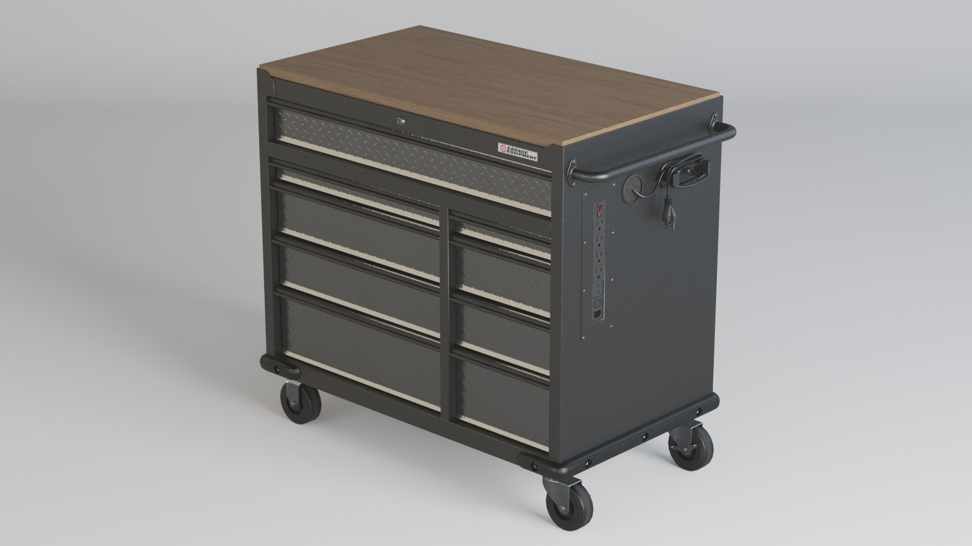 Mobile Tool Workbench With Solid Wood Top 1 PBR 3D Model - TurboSquid ...