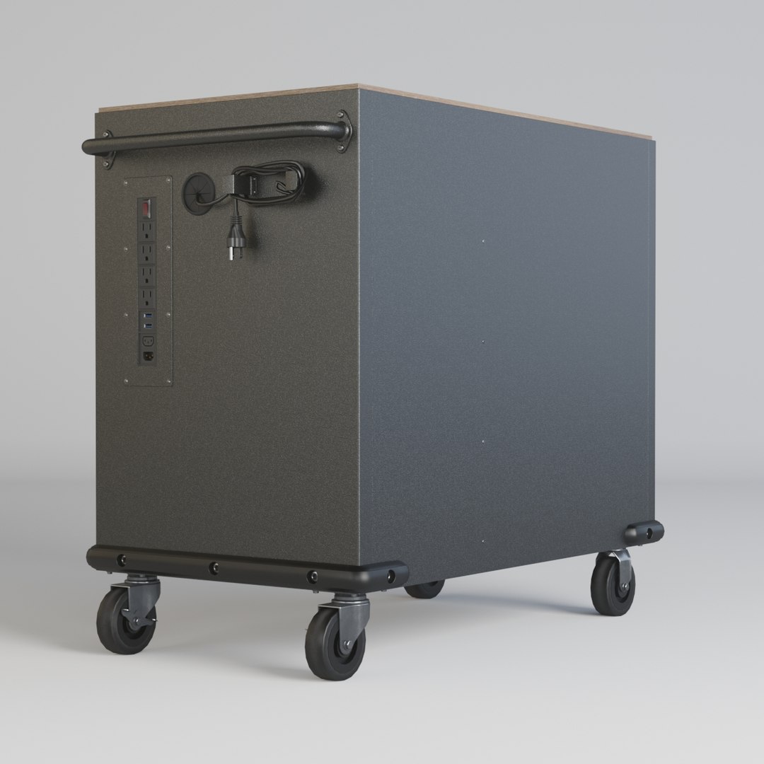 Mobile Tool Workbench With Solid Wood Top 1 PBR 3D Model - TurboSquid ...