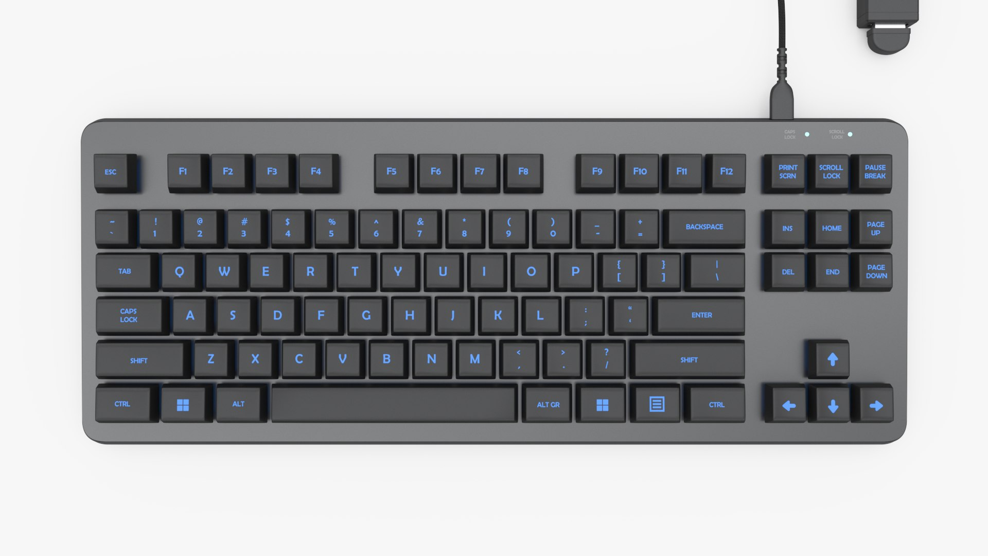 Tenkeyless Keyboard 3D model - TurboSquid 2136848