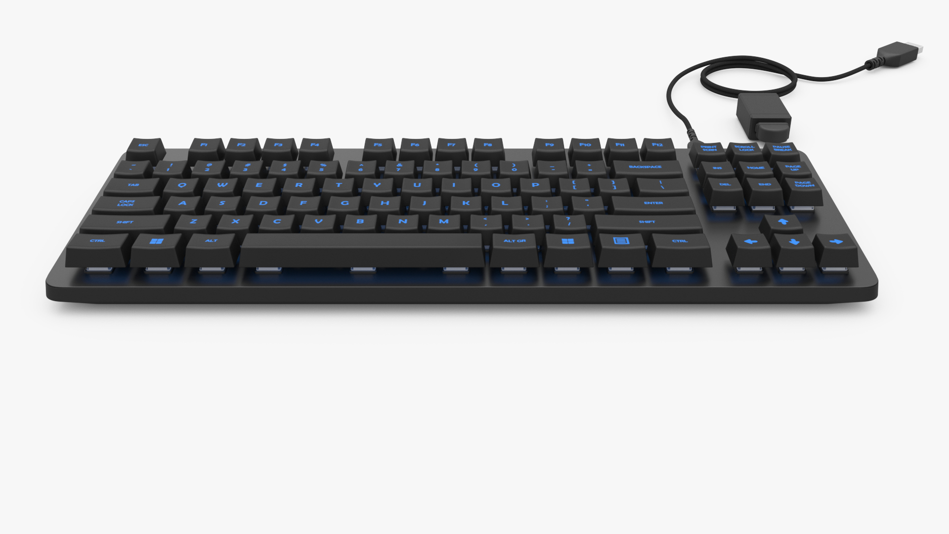 Tenkeyless Keyboard 3D model - TurboSquid 2136848