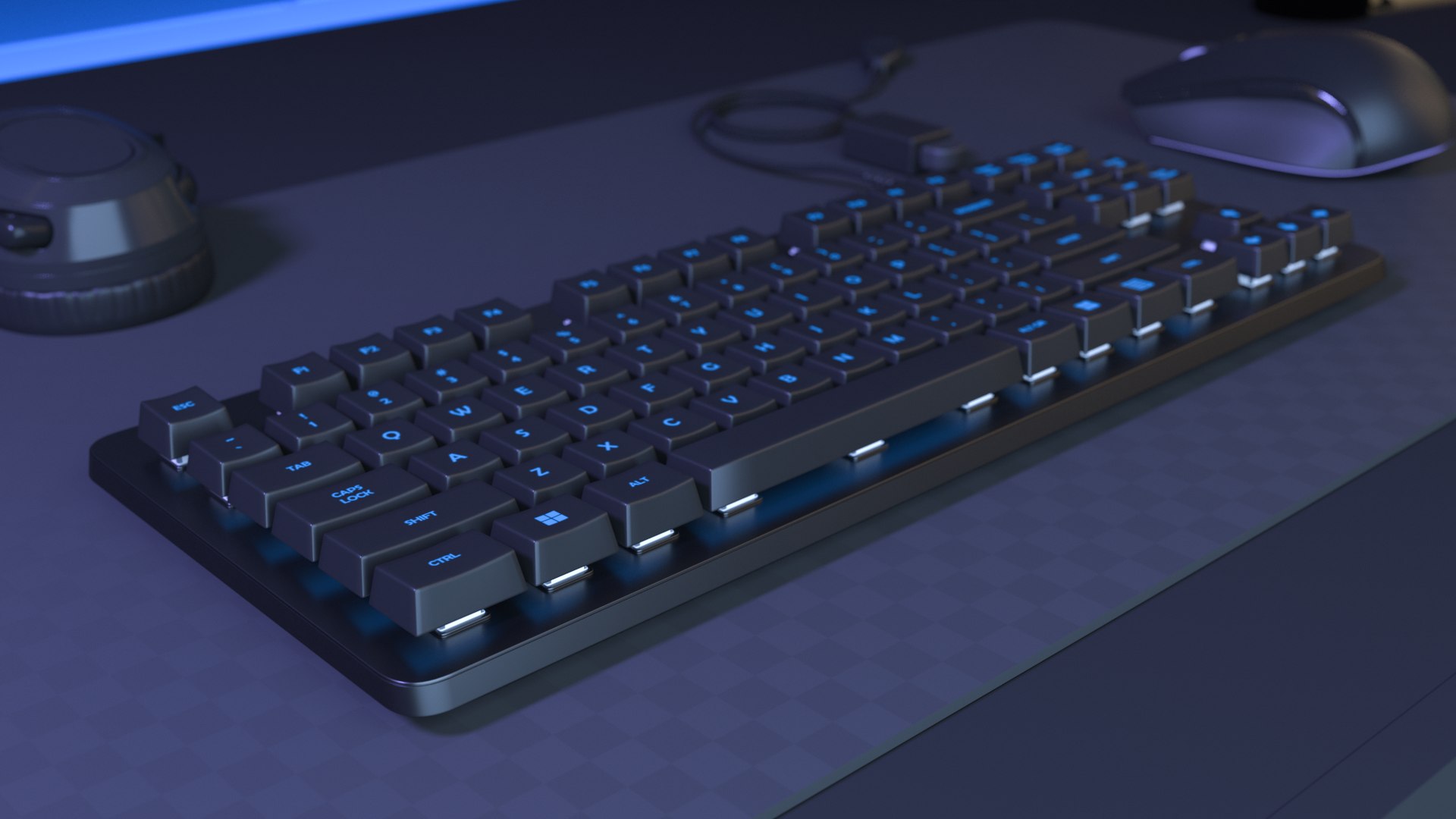 Tenkeyless Keyboard 3D model - TurboSquid 2136848