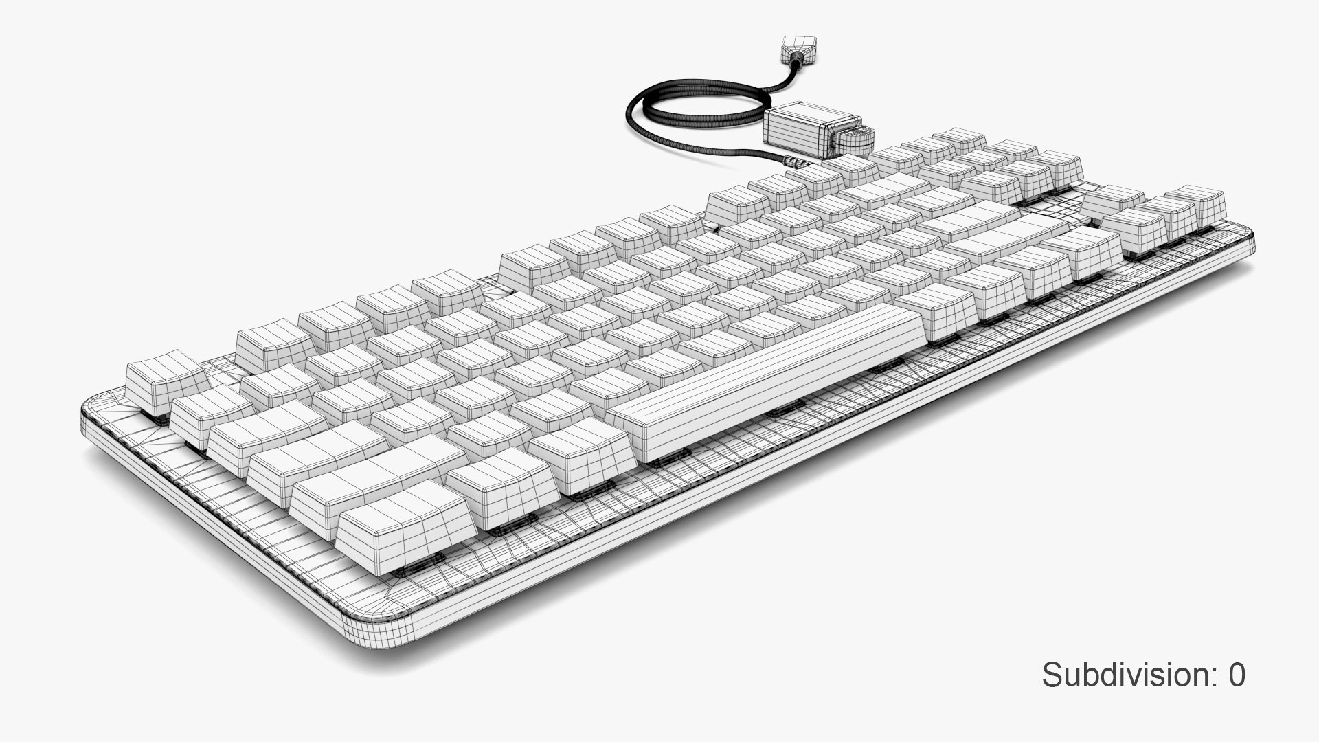 Tenkeyless Keyboard 3D model - TurboSquid 2136848