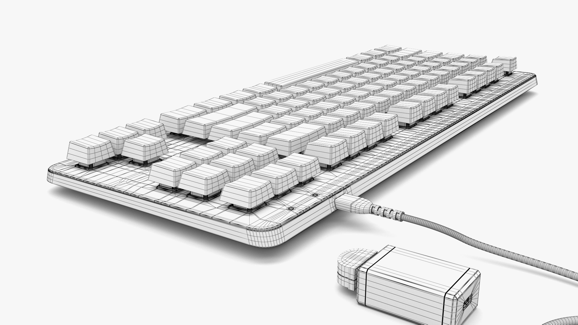 Tenkeyless Keyboard 3D model - TurboSquid 2136848