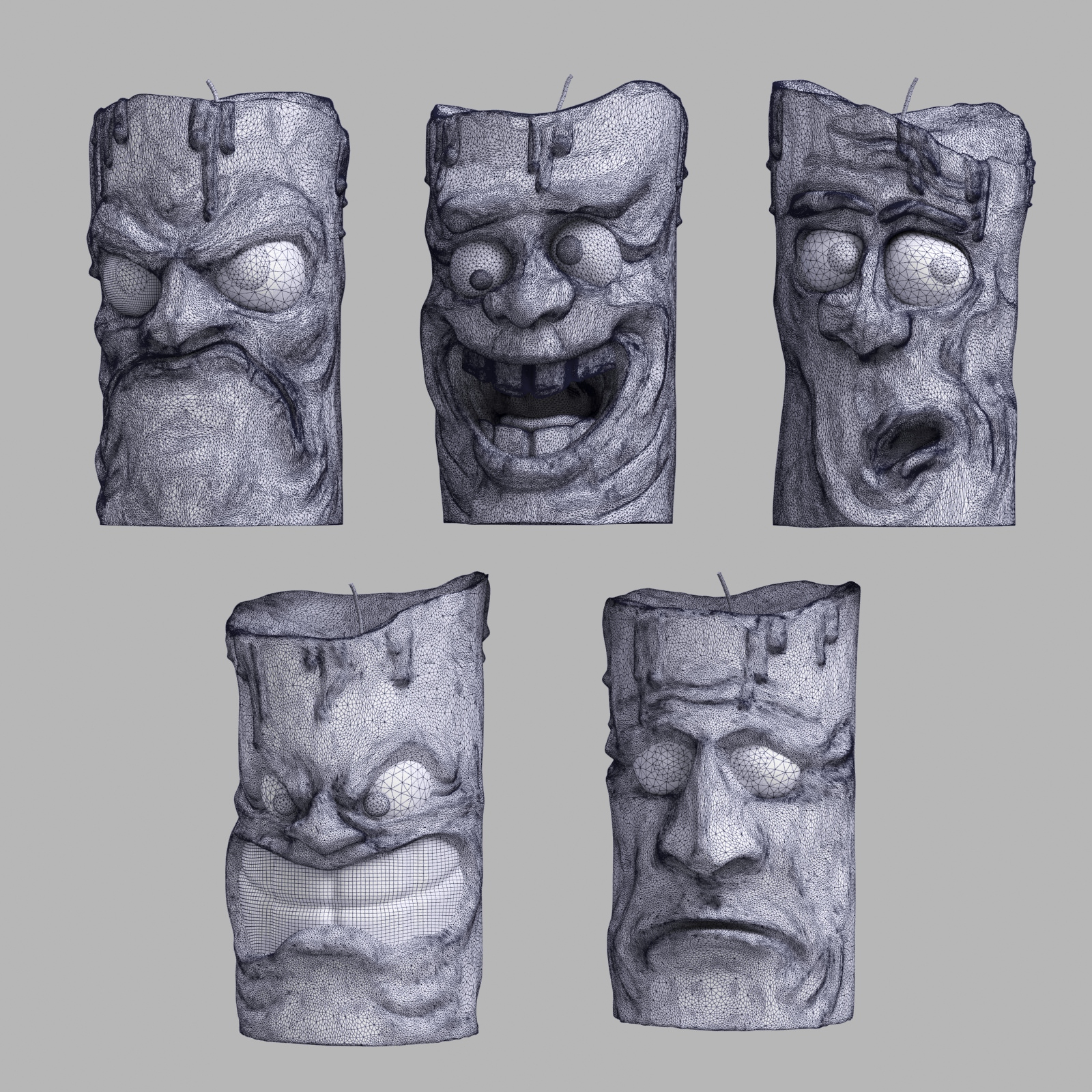 Candles model - TurboSquid 1409069