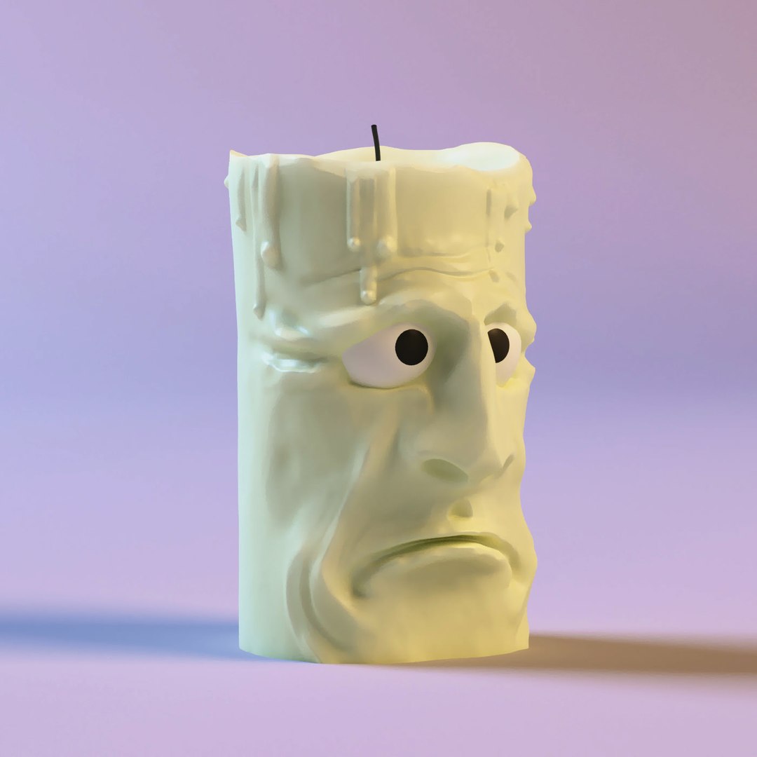 Candles model - TurboSquid 1409069