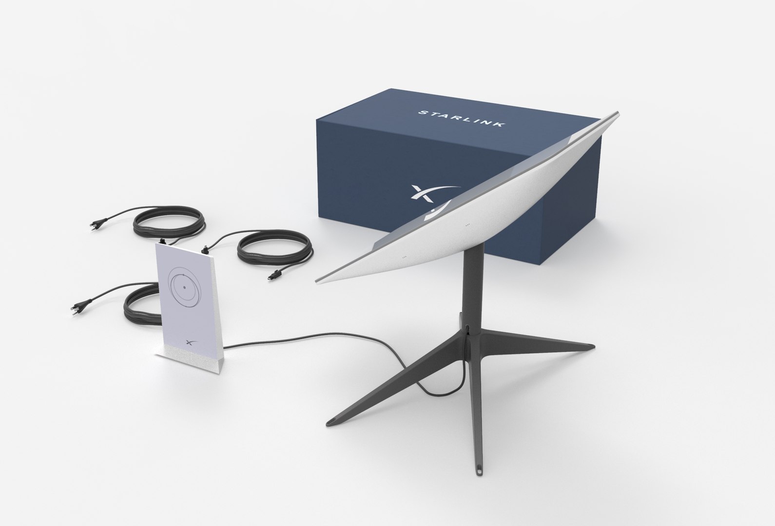 3D Starlink Satellite Dish Model - TurboSquid 2340968