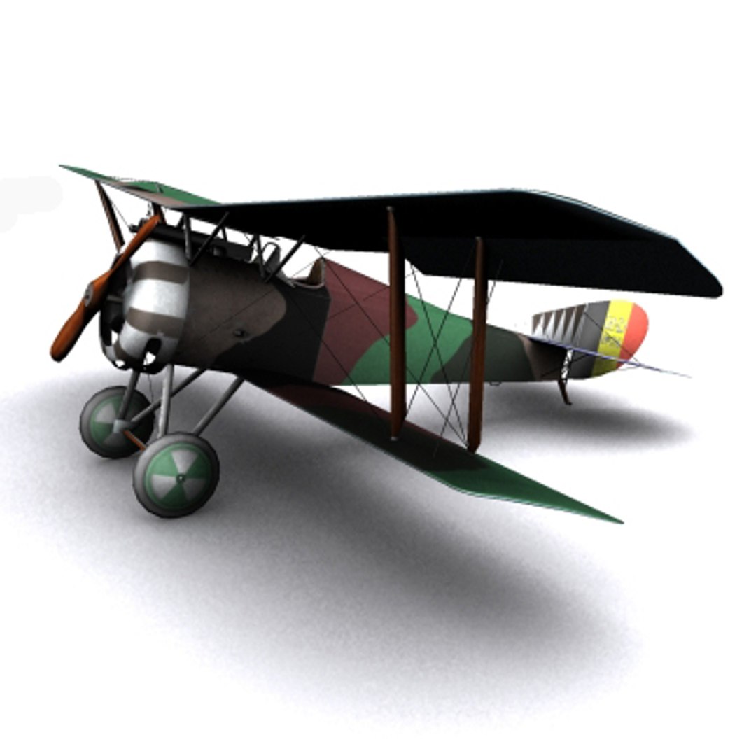 Max Hanriot Hd1 Ww1 Biplane
