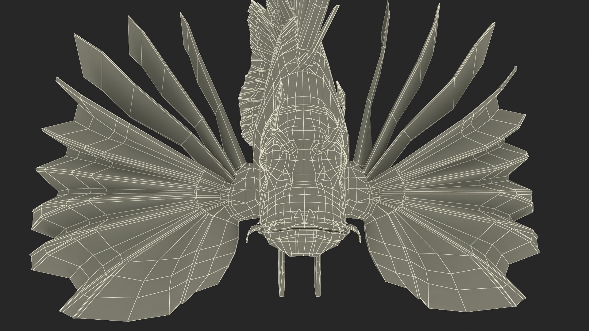 3D Model Lionfish Marine Creature Rigged For Cinema 4D - TurboSquid 2353271