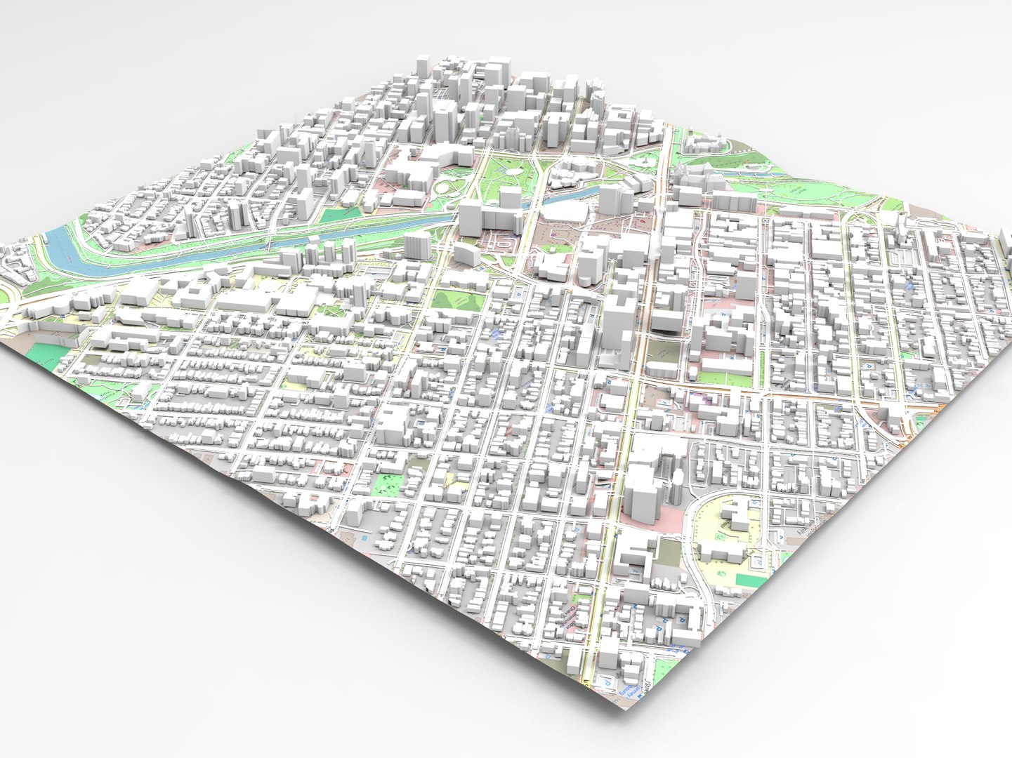 3D Model Cityscape Ottawa Canada - TurboSquid 2253346