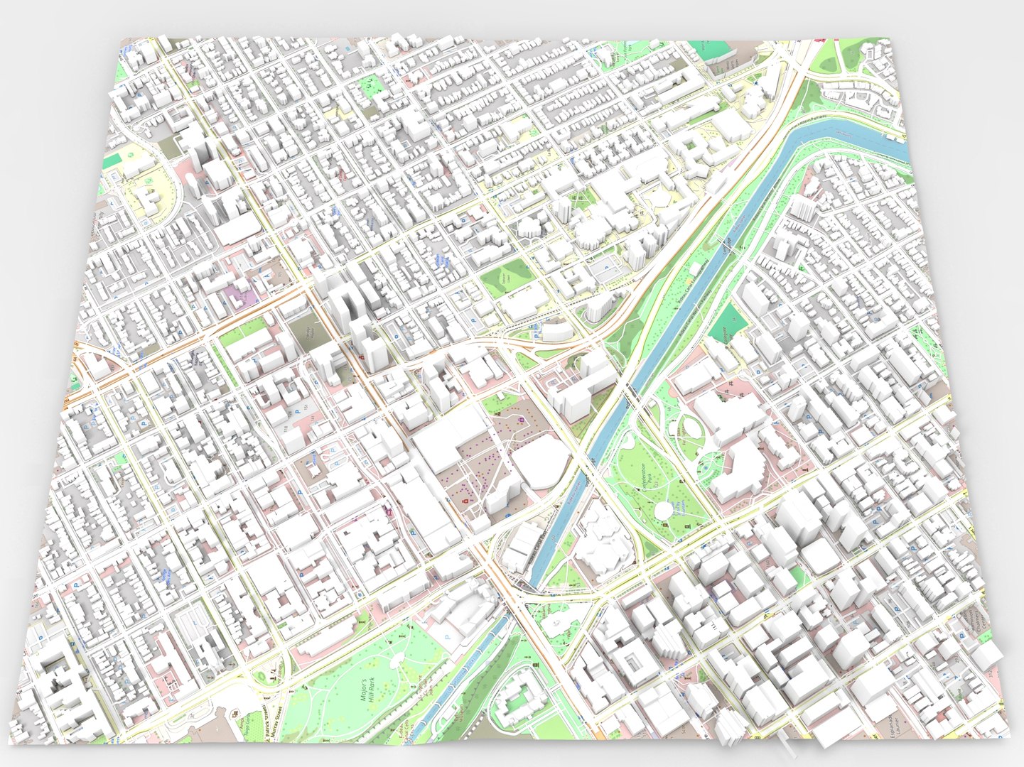 3D Model Cityscape Ottawa Canada - TurboSquid 2253346