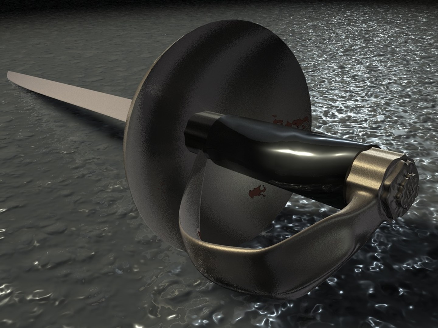 Cutlass Sword C4d