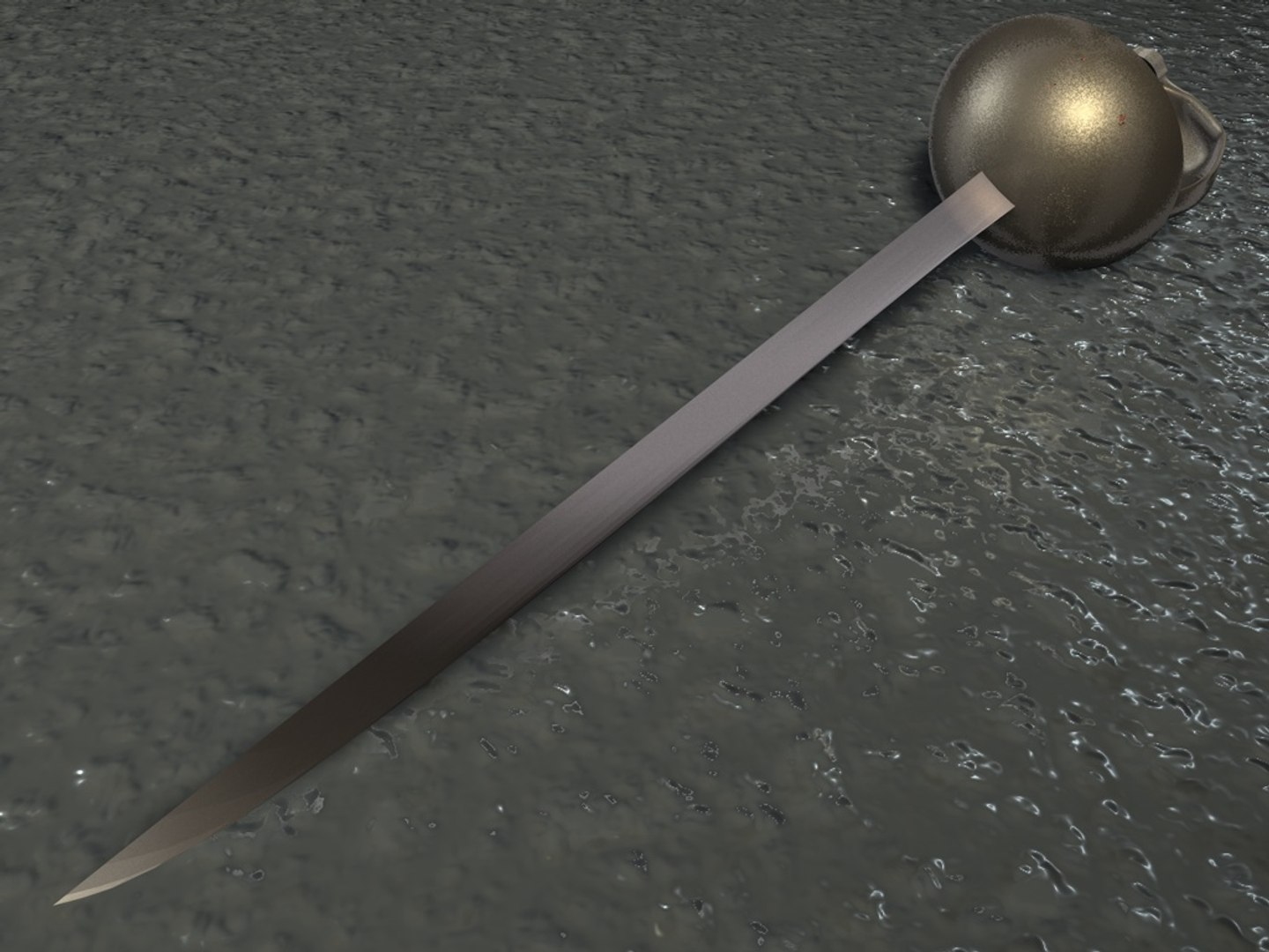 Cutlass Sword C4d