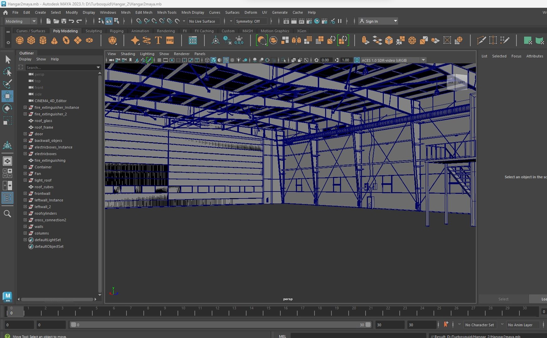 Hangar 2 model - TurboSquid 2065517