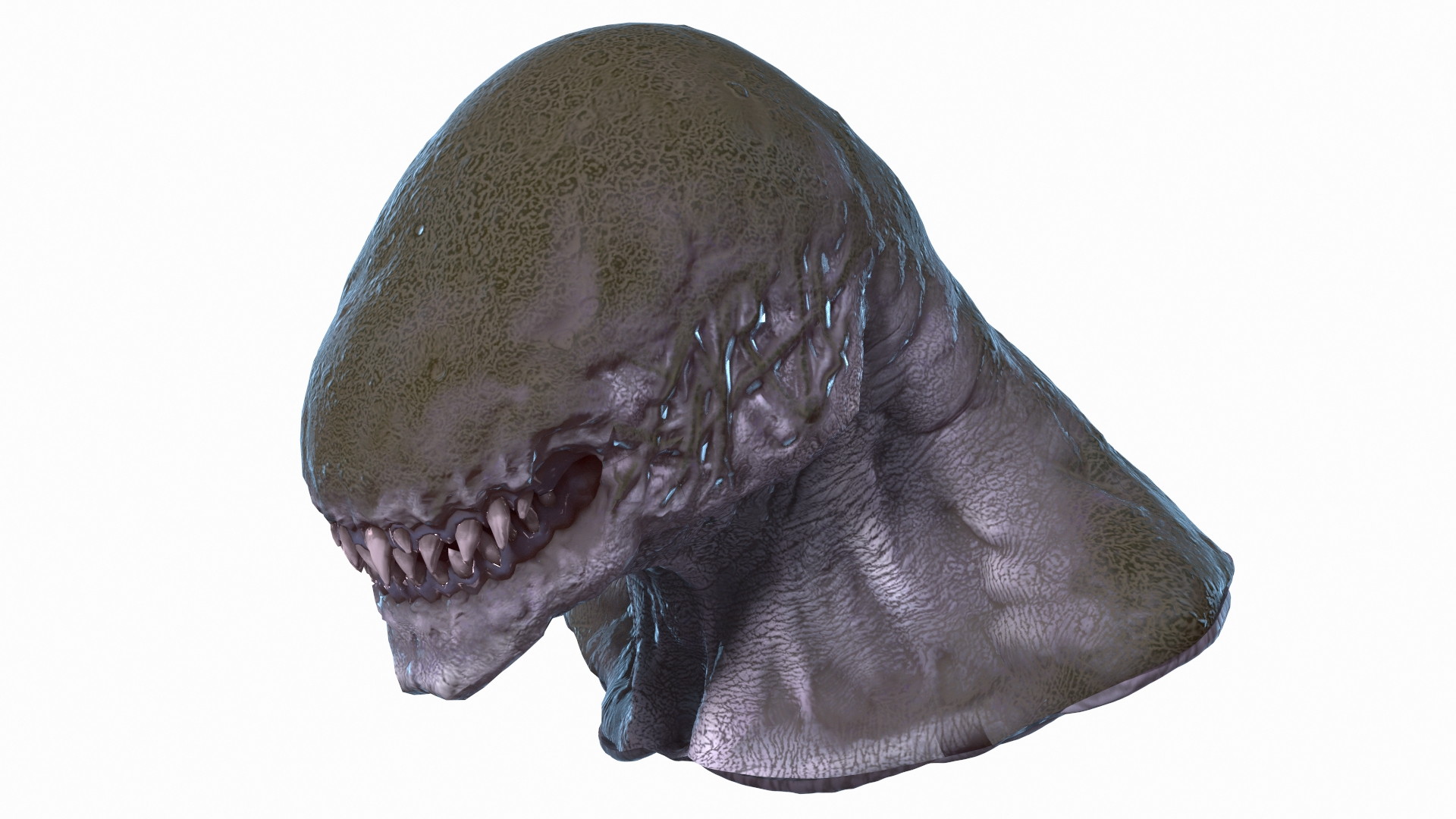 3D Monster Beast Head Creature - TurboSquid 1700683