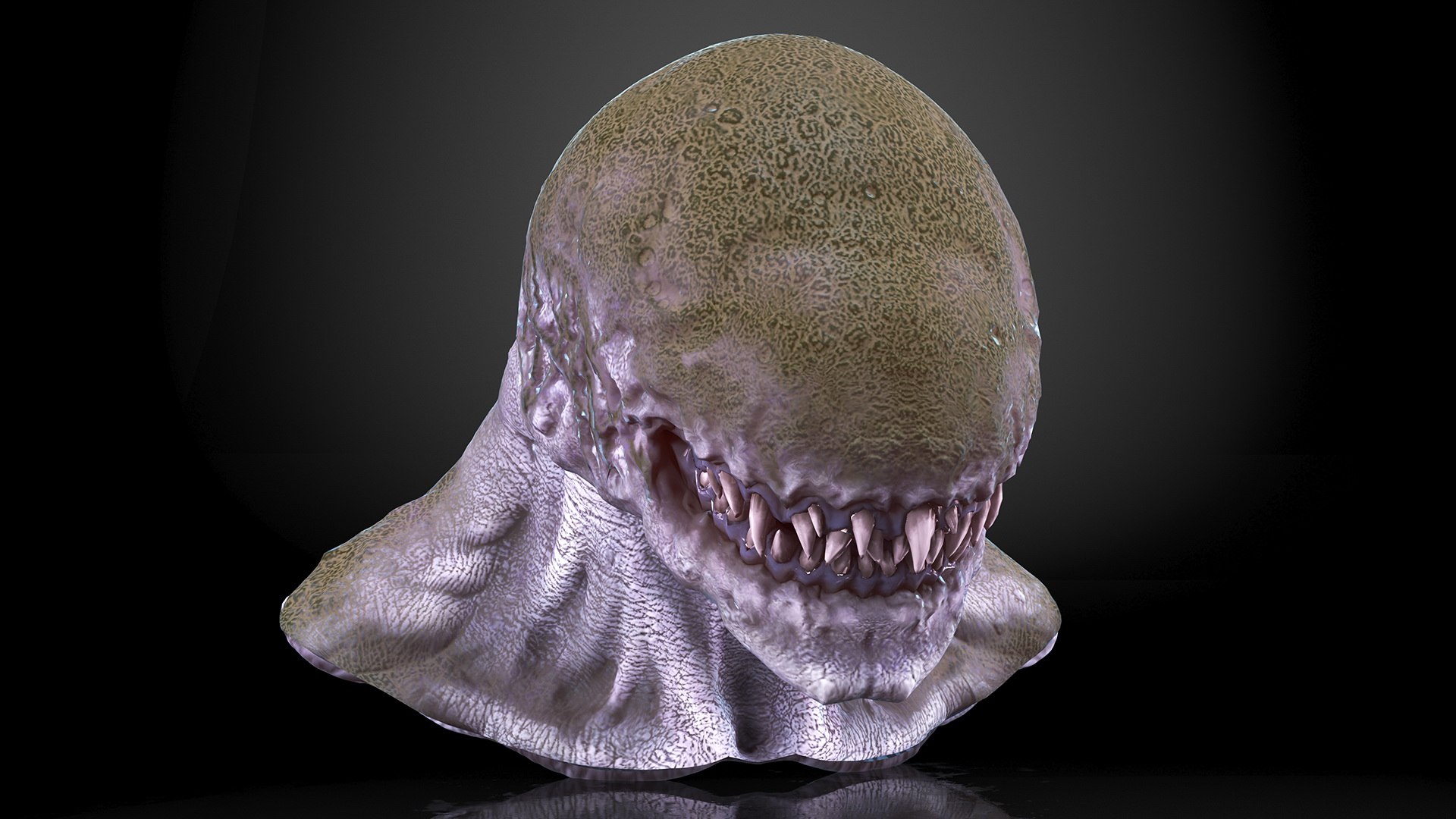 3D Monster Beast Head Creature - TurboSquid 1700683