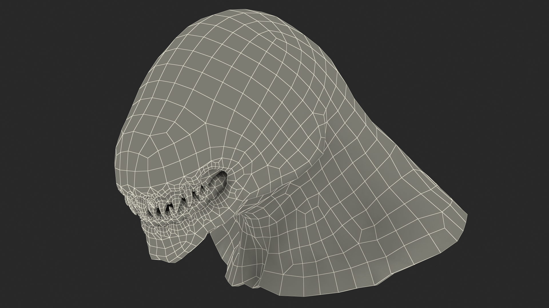 3D Monster Beast Head Creature - TurboSquid 1700683