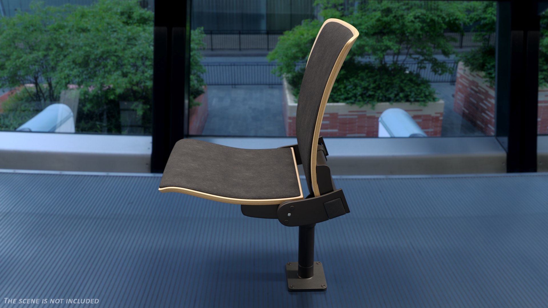 3D Auditorium Soft Seating Light Wood - TurboSquid 1957852