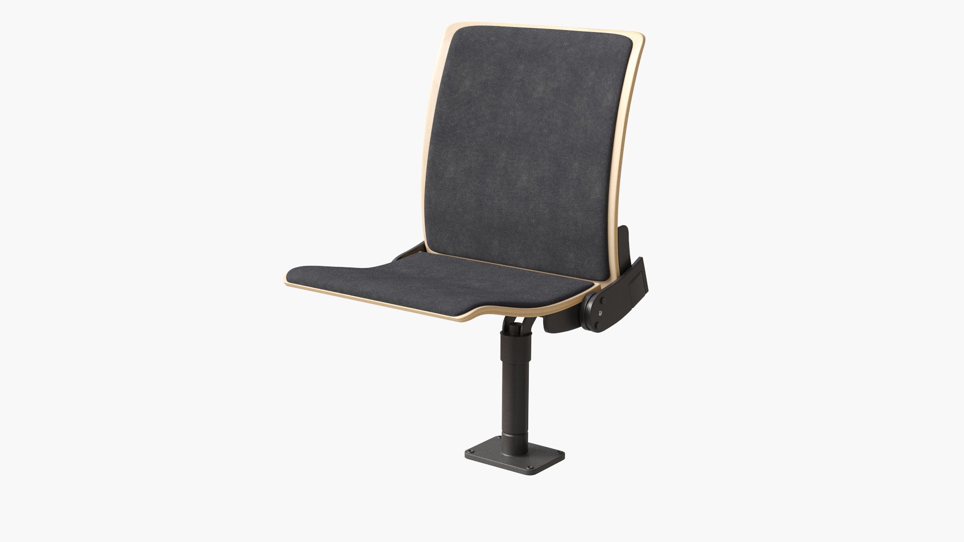 3D Auditorium Soft Seating Light Wood - TurboSquid 1957852