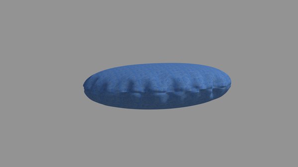 Round Cushion Pillow 3D model - TurboSquid 1981783