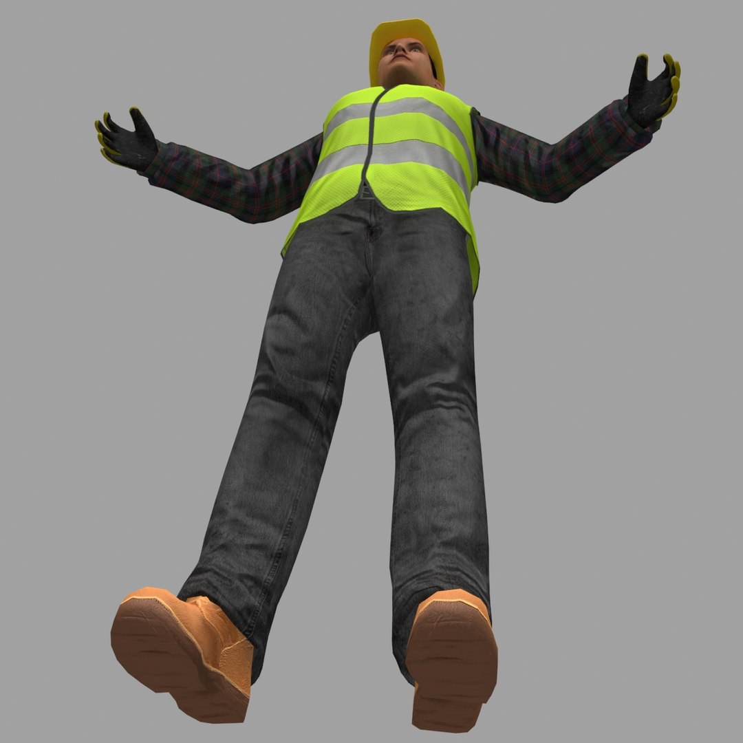 3D Female Worker - TurboSquid 1403063