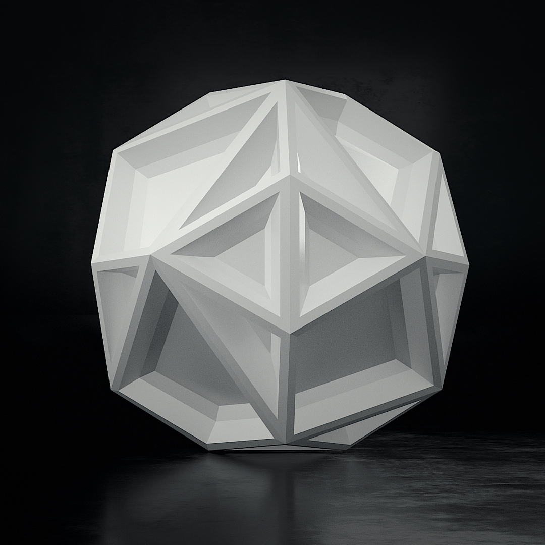 Abstract Voronoi Sphere 01 C4d