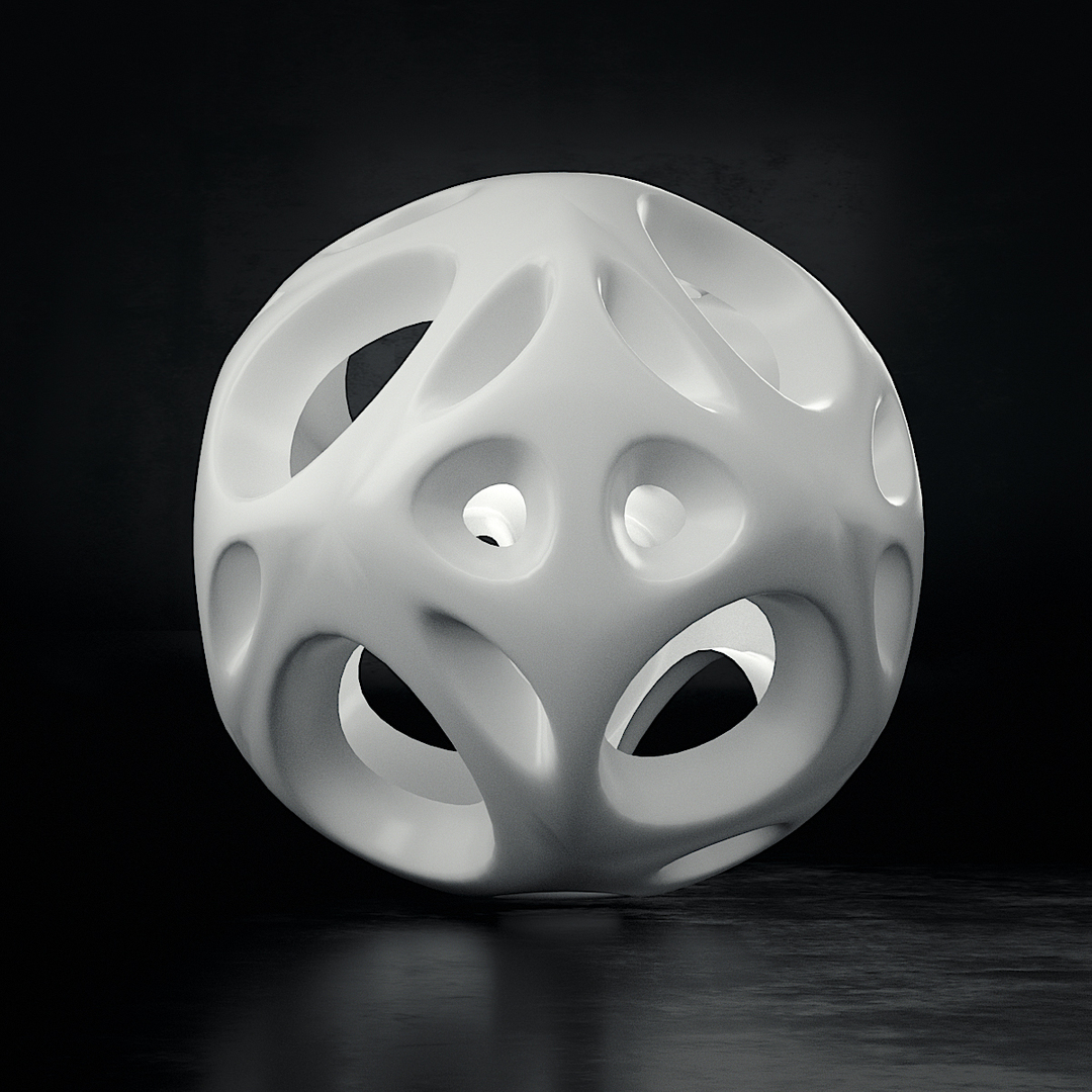 Abstract Voronoi Sphere 01 C4d