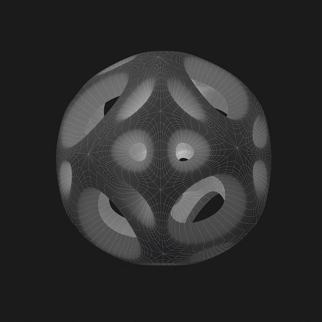 Abstract Voronoi Sphere 01 C4d