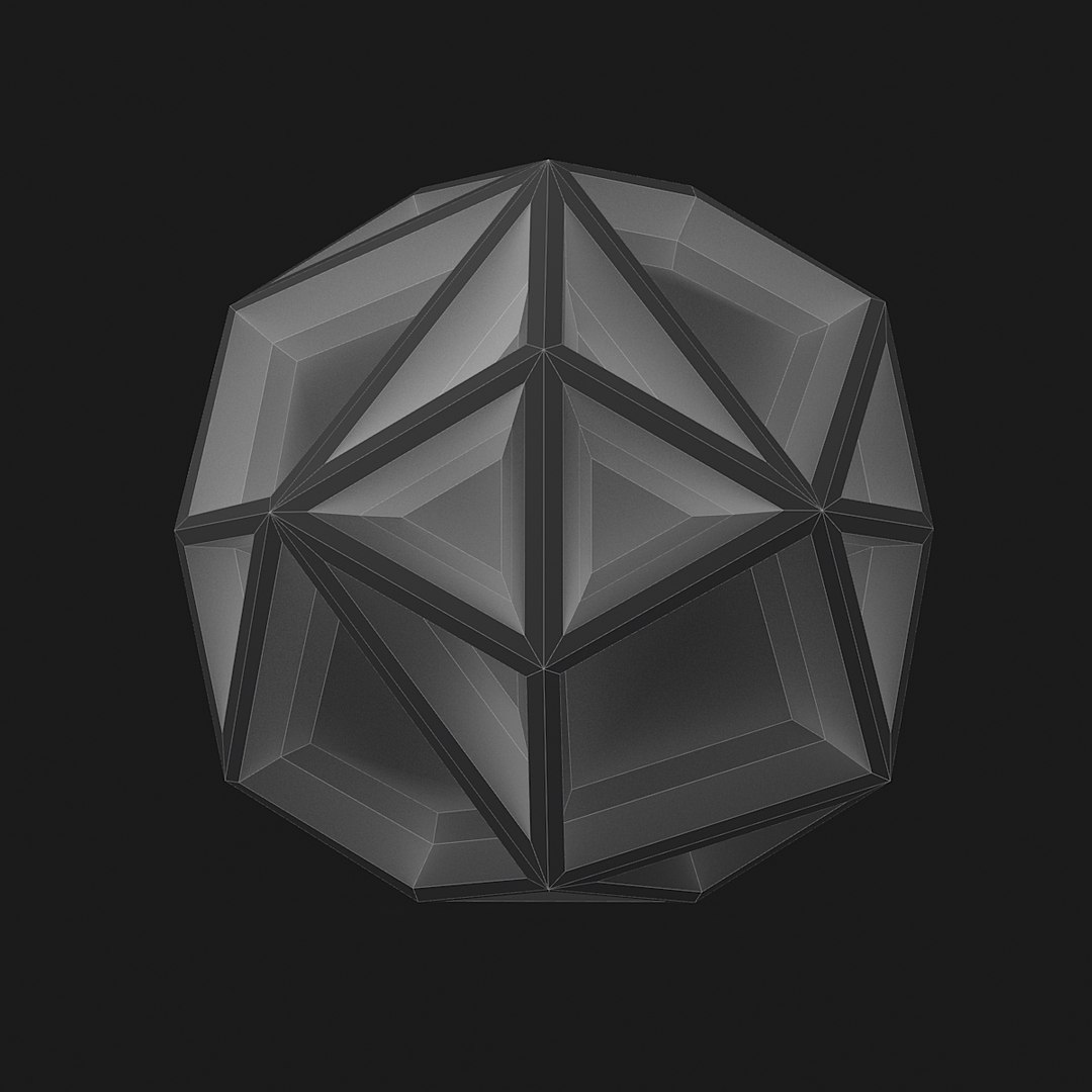 Abstract Voronoi Sphere 01 C4d