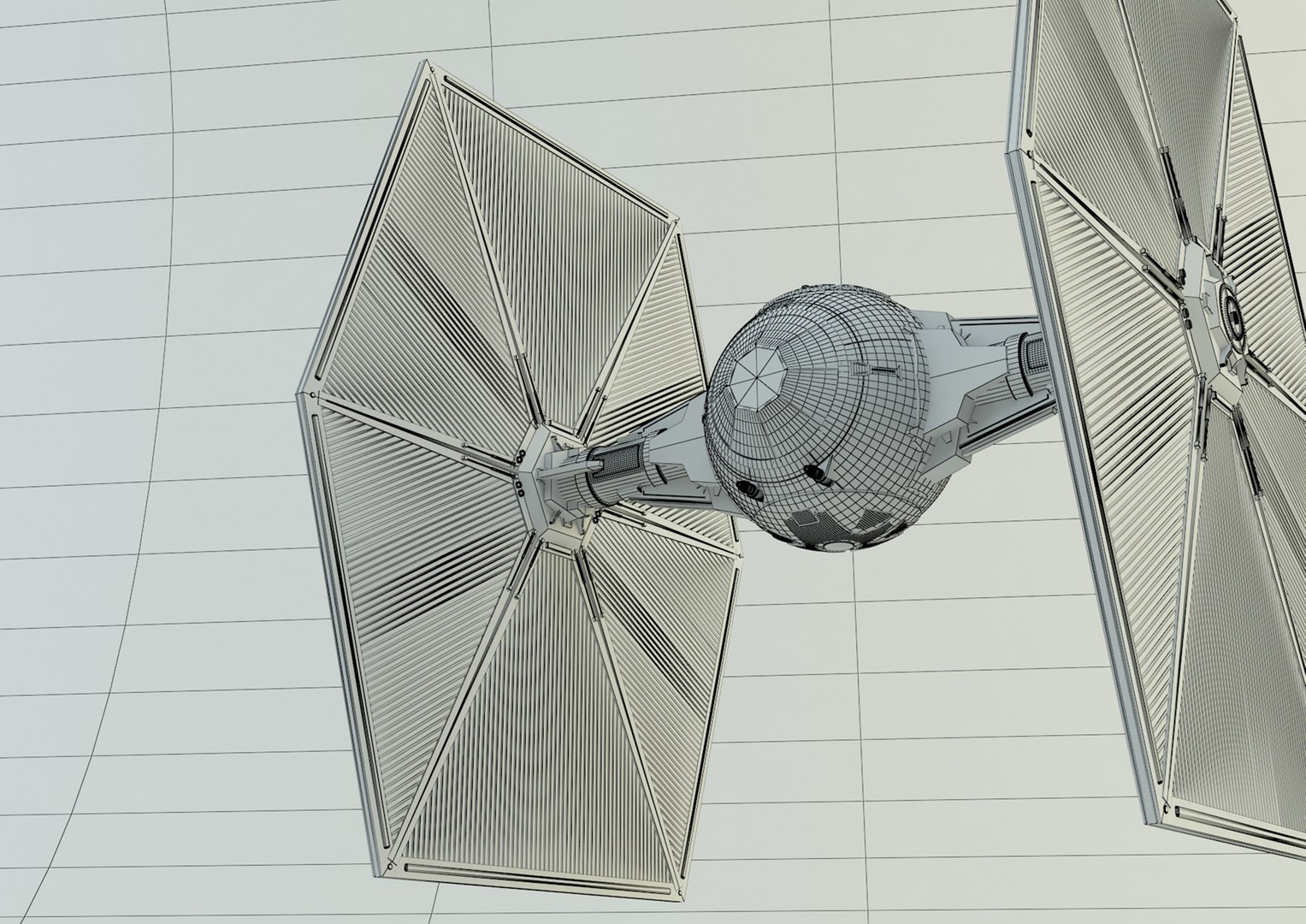 3D TIE-fighter Spacecraft 3D Model - TurboSquid 2069724