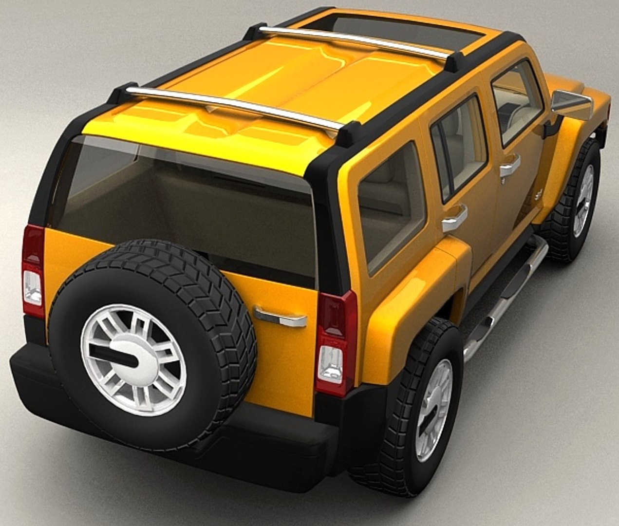 3dsmax Hummer H3 Cars