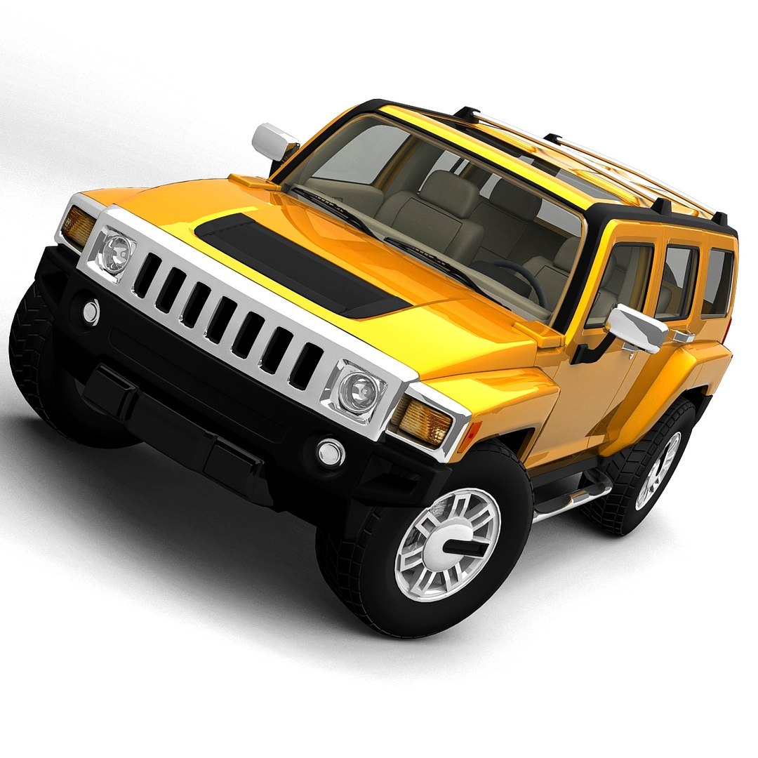 3dsmax Hummer H3 Cars