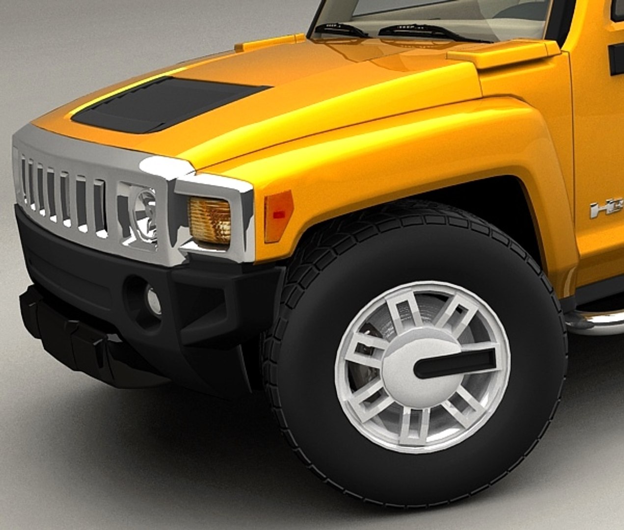 3dsmax Hummer H3 Cars