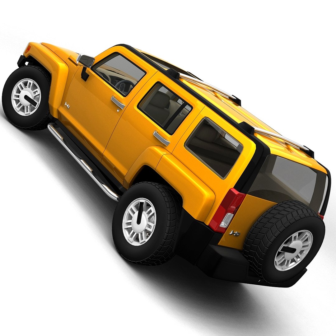 3dsmax Hummer H3 Cars
