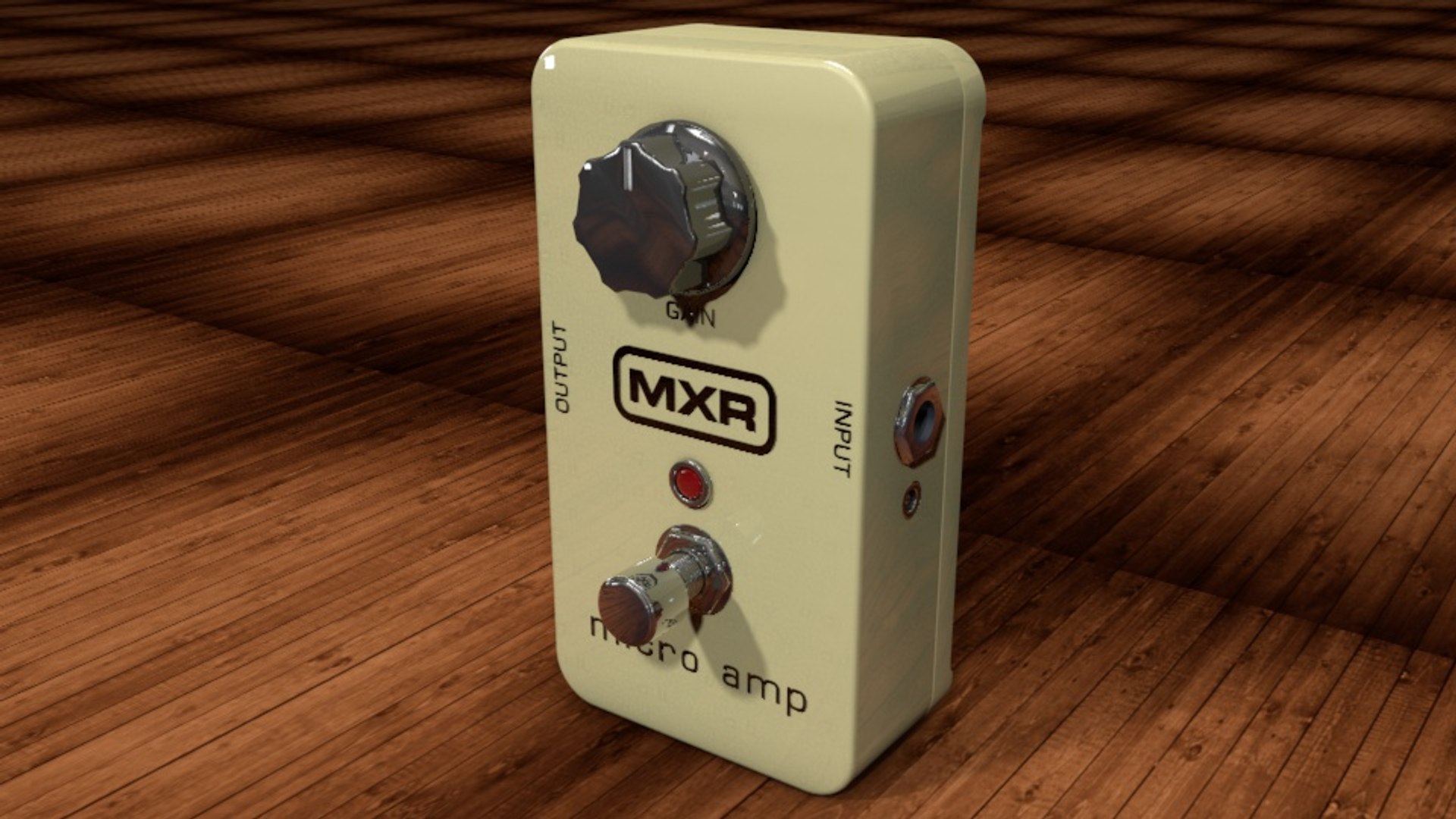 Dunlop Mxr Micro Amp 3d Model